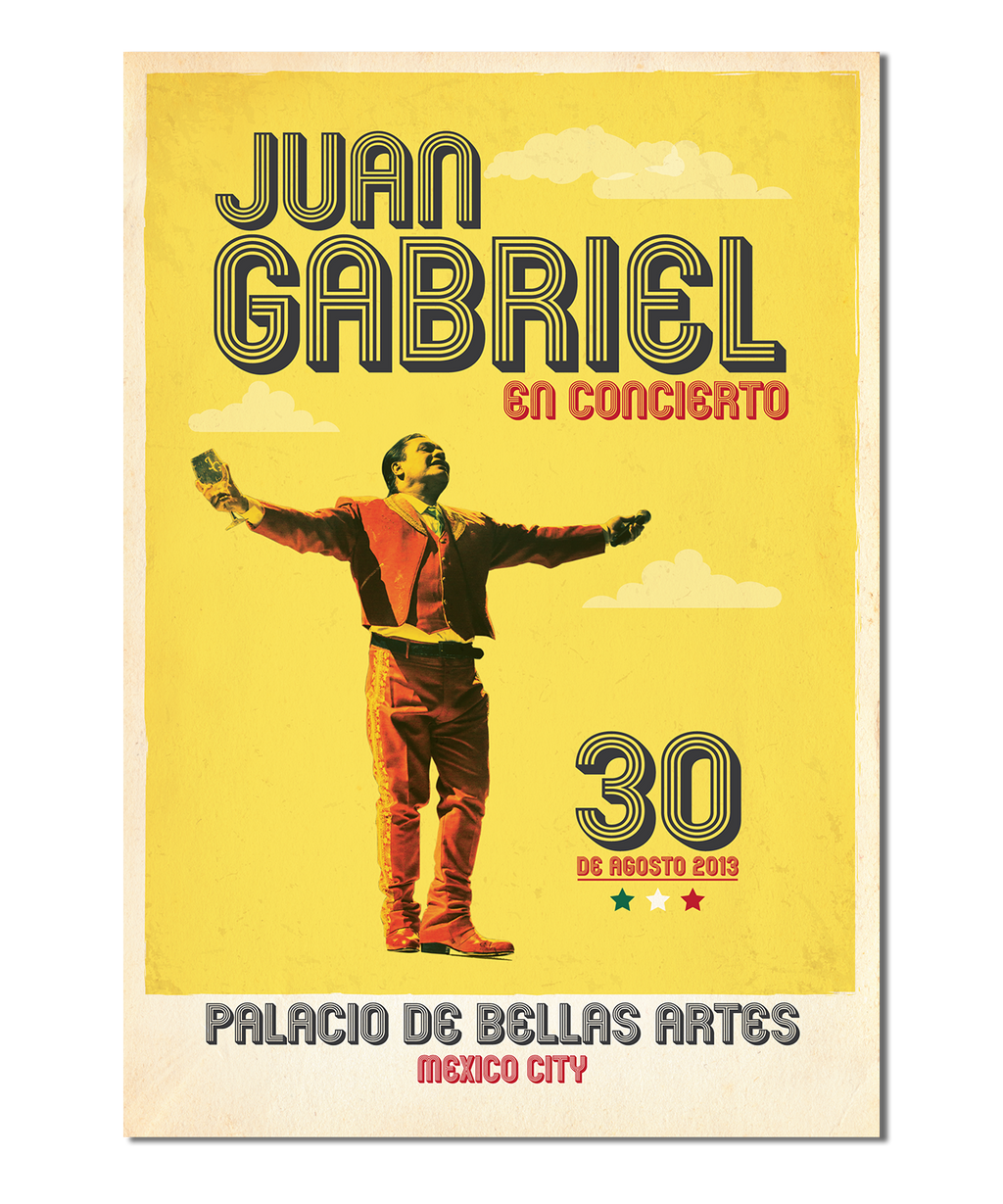 Juan Gabriel, Live in Mexico City Print – STUDIO MAXE