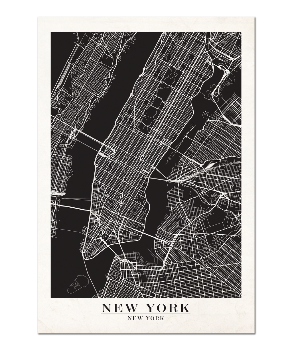 New York Map Design – STUDIO MAXE