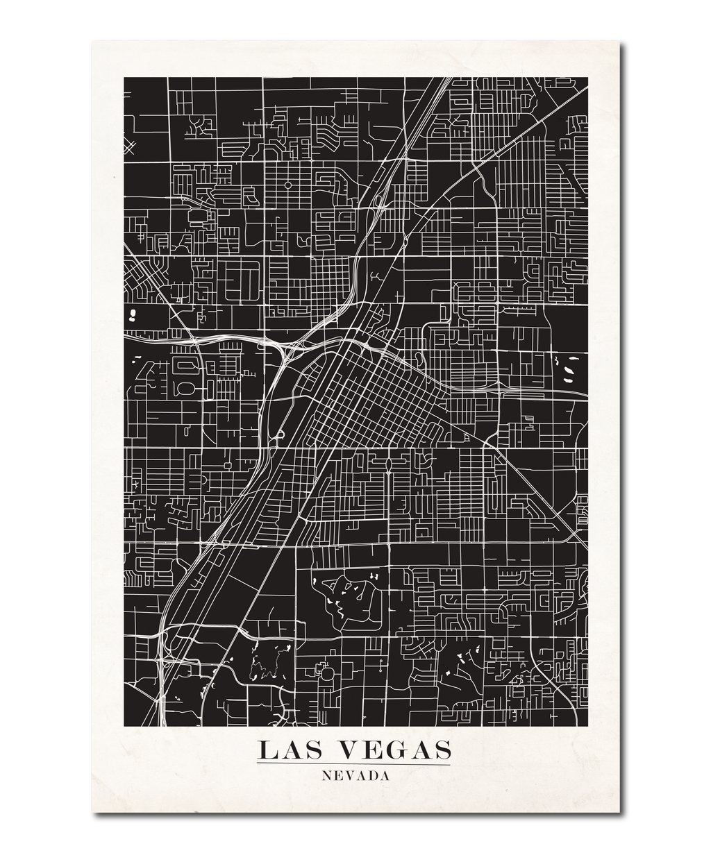 Las Vegas Map Design – STUDIO MAXE